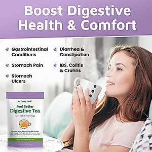 Calming Blends - Feel Better Digestive Tea - Loose Leaf Tea - Organic Herbal Teas