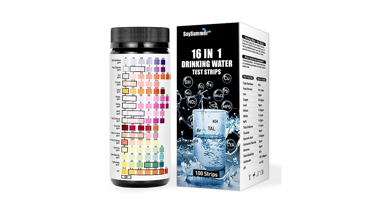 16 in 1 Water Testing Kit for Safe Drinking Water