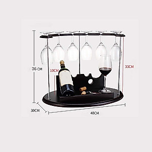 Wine Holder Wine Shelf Wine Glass Rack Upside Down Wine Bottle Rack Wine Cabinet Wine Rack Decoration Creative Wine Display Stand Wooden Small Bar Storage