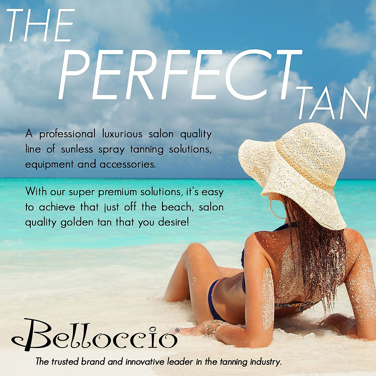 Belloccio Premium T75 Sunless Turbine Spray Tanning System; FREE 4 oz. Opulence Tanning Solution & FREE User Guide Video Link