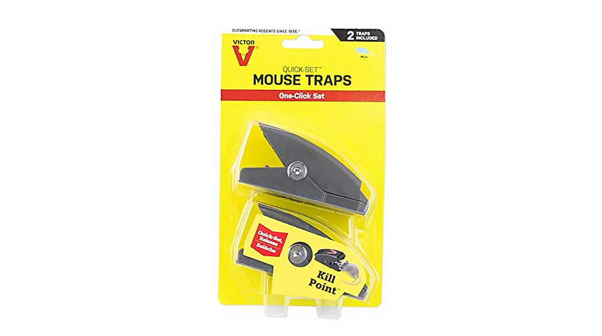 Victor M137 Quick-Set Mouse Trap 6 Pack - Humane & Reusable
