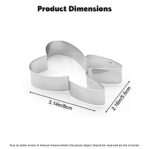 Tooth Cookie Cutters,Stainless Steel Cookie Cutter Fondant Cutter,DIY Baking Tools for Kids Birthday Party Cake, Cookies & Sandwiches Dentist Day Gifts