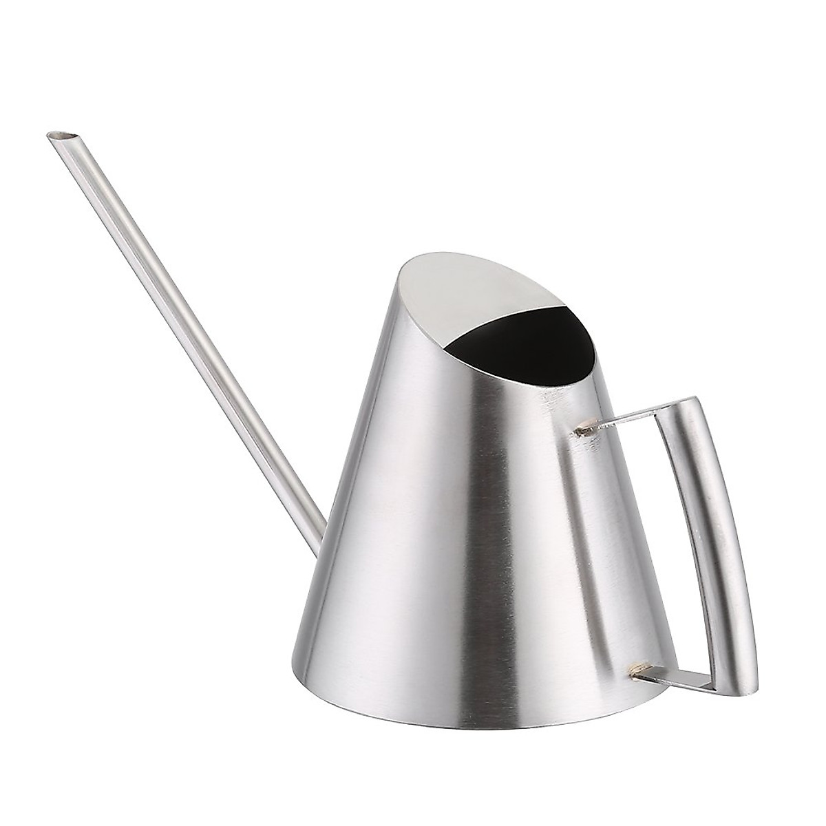 900ml Stainless Steel Long Mouth Watering Can Flower Bonsai Watering Garden Planting Indoor and Outdoor Garden Yard