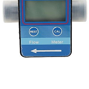 LCD Digital Liquid Meter Gasoline Water Flowmeter 2PCS G1/2in for Fuel Dispensers