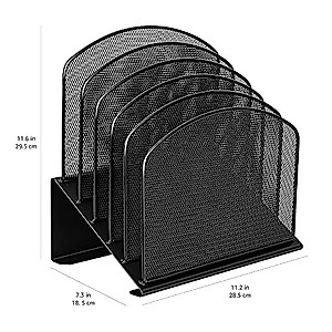 Amazon Basics Mesh Five-Slot Sorter