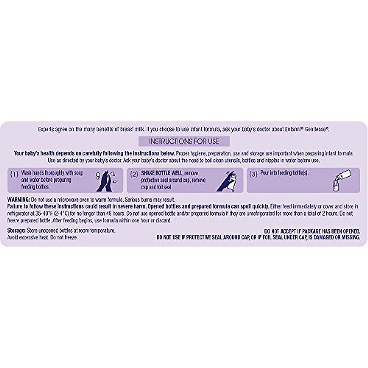 Enfamil Gentlease Ready to Feed Baby Formula, Eases Gas, Fussiness, Crying & Spit-up in 24 Hours, Ready to Use 8 Fl Oz, Pack of 6, Total 48 Fl Oz