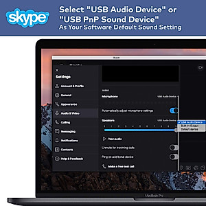 TROND Aluminum External USB Audio Adapter Sound Card with 3.5mm Stereo Headphone and Mono Microphone Jacks, C-Media CM100B Chipset, Compatible with PS5 PS4 Windows Mac Linux PC Laptop Desktop, Black