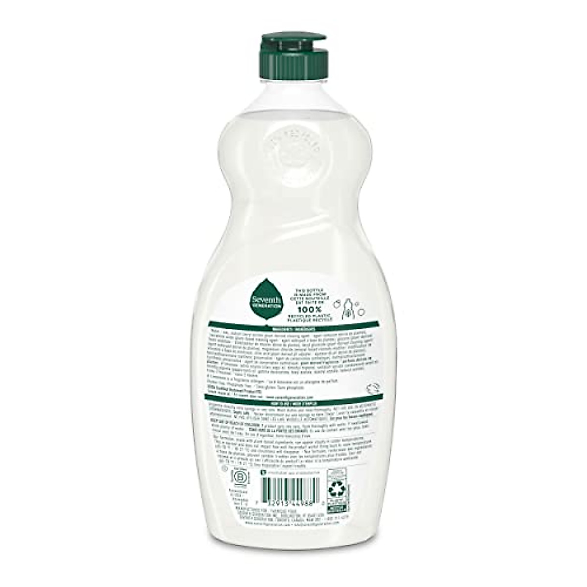 Seventh Generation Dish Soap Liquid Summer Orchard Scent Pack of 6 Dishwashing Soap Dish Detergent Liquid Soap 19 oz