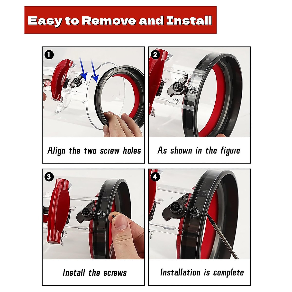 Dust Bin Top Fixed Sealing Ring Replacement for Dyson V11 V15 SV14 SV15 SV22 ，Dyson Vacuum Replacement Parts Replace 970050-01 965443-01