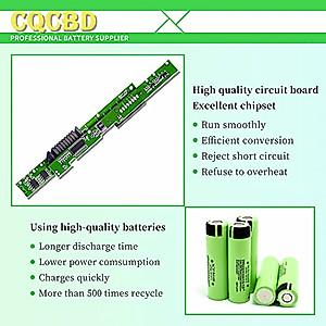 CQCBD 75+ Laptop Battery for Lenovo ThinkPad E430 E431 E435 E440 E445 E531 E535 E545 B590 E530 E540 Y480 Y580 G480 G490 45N1048 45N1049 45N1043 45N1042 0A36311 L11L6Y01 L11L6F01 L11L6R01