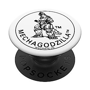 Godzilla Classic Mechagodzilla Stamp PopSockets PopGrip: Swappable Grip for Phones & Tablets