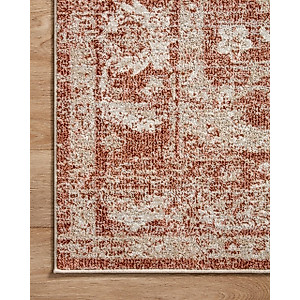 Loloi II Odette Collection ODT-03 Rust/Ivory 7'-10" x 10' Area Rug