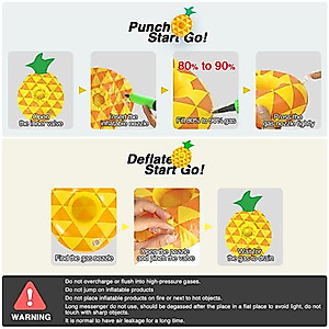 KUDES 9 Pack Bearded Dragon Bathe Float Bathtub Toys + 1 Inflatable Needle, Lizard Swimming Toys with Enjoy The Bath Time for Bearded Dragon Hamster and Other Small Animals