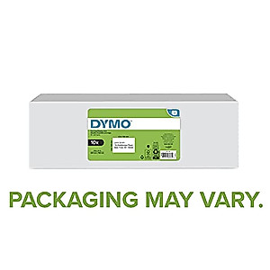 DYMO Authentic LW Extra-Large Shipping Labels for LabelWriter Label Printers, White, 4'' x 6'', 10 Rolls of 220 (2200 Total)