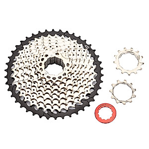 CYSKY 10 Speed Cassette 10Speed 11-42 Cassette Fit for Mountain Bike, Road Bicycle, MTB, BMX, Sram Sunrace Shimano ultegra xt (Light Weight)