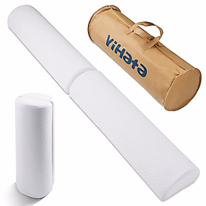 YIHATA Bed Rail for Toddlers 2 in 1 Foldable Bed Bumper Kids Foam Bed Bumper Safety Bed Rail for Toddlers with Non-Slip Machine Washable Cover Bed Side Rail for Queen, King, Twin Bed（1 Pack）