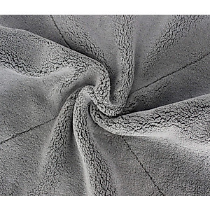 SCRUBIT 3 Pack Microfiber Cleaning Towels for Cars by Scrub it- Super Absorbent Plush Towel Quick car Drying, Non-Scratch, Double Layer wash Cloth to Clean and Shine Your Vehicle