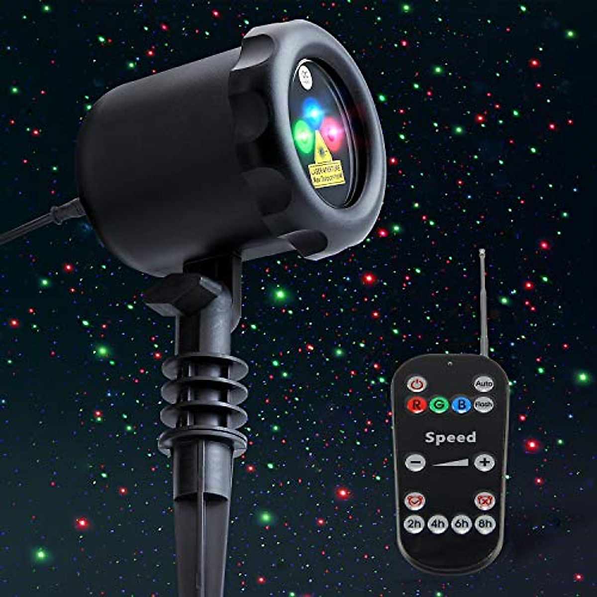Lunmore Laser Projector Lights Christmas Garden Lights for Home Garden