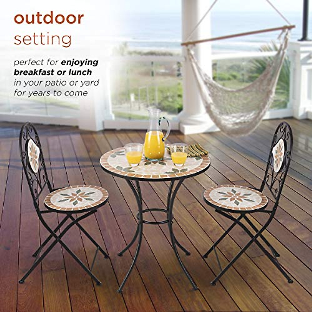 Alpine Corporation Jfh918A Garden Furniture, One Size, Tan