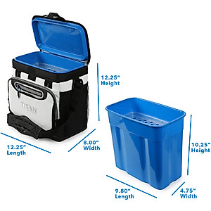 Arctic Zone Titan Deep Freeze 16 Can Zipperless Cooler, White