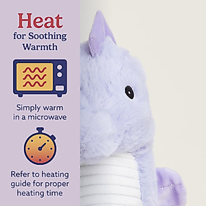 warmies Microwavable & Weighted Stuffed Animals, Sea Horse - Heated Stuffed Animal Plushie for Warmth & Comfort - Cute Soft Plush Toys for Adults & Children (Boys, Girls, Babies & Toddlers)