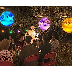 Floating Pool Lights, Solar Pool Lights That Float, Light up Led Pool Balls lights with 3 Modes of Changing Colors, Hangable Pool Glow Balls for Swimming Pool, Pond, Waterproof Pool Accessories-2pcs