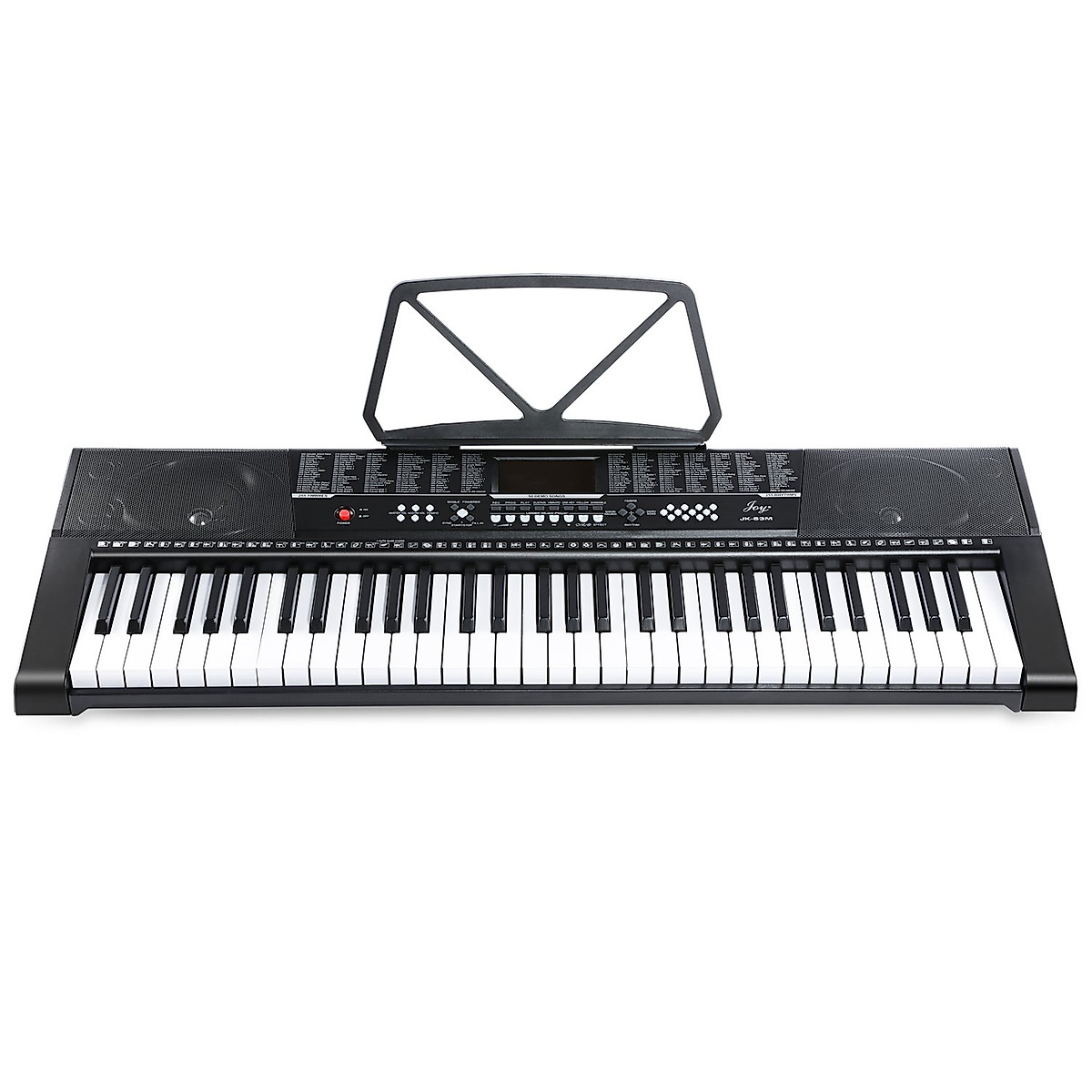 61key Standard Keys Keyboard with USB Music Player,Including Headphone,Stand,Stool & Power Supply-The electronic keyboards