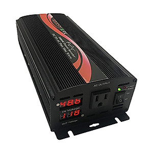 KRXNY 1000W Pure Sine Wave Power Inverter 48V DC to 110V 120V AC 60HZ with LED Display US Output Socket