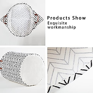 [2 Pack] Collapsible Laundry Basket, Large Round Waterproof Laundry Hamper, Foldable Storage Organizer with Leather Handles for Dirty Clothes (white)