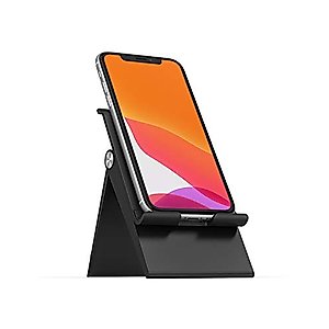 UGREEN Cell Phone Stand Holder Desk Adjustable iPhone Stand Small Foldable Portable Compatible with iPhone 14 13 12 Pro Max 11 SE, Samsung Galaxy Ultra S22 Black