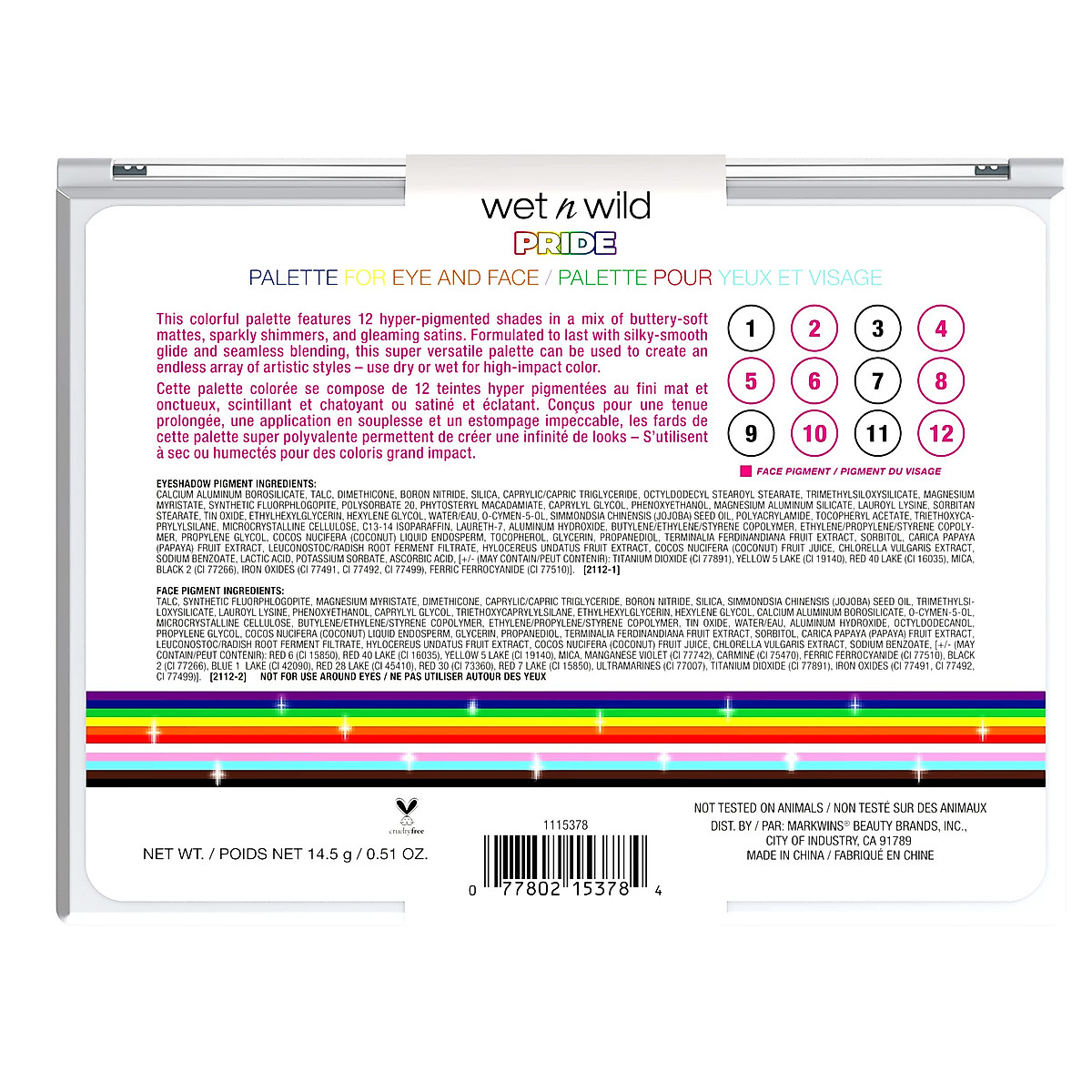 wet n wild PRIDE Eye Shadow Palette (1115378)