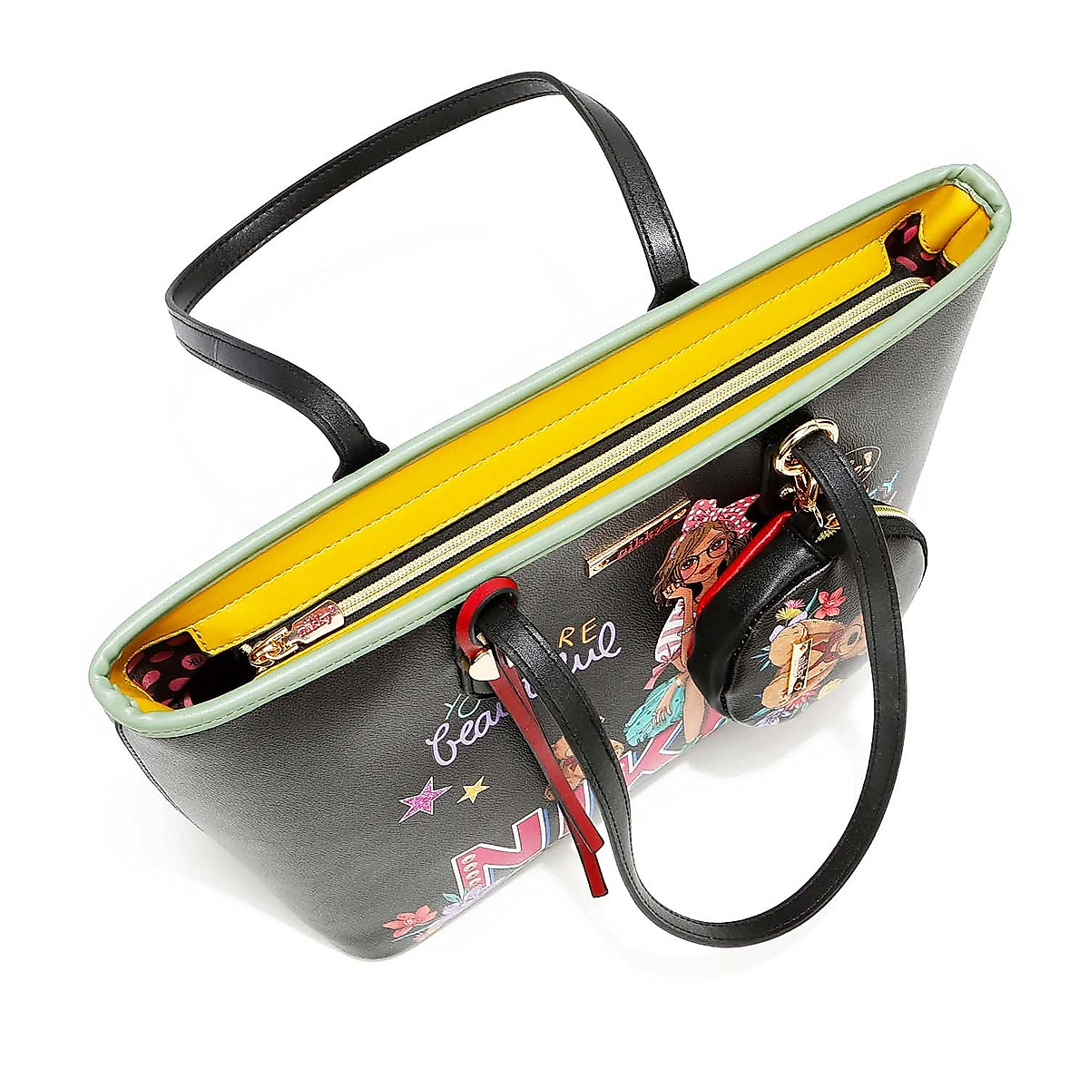 NIKKY EYE CONTACT SHOPPER BAG 3PC SET