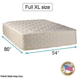 Dream Solutions USA DS USA Highlight Luxury Firm Mattress Only with Mattress Cover Protector - Orthopedic, Fully Assembled, Innerspring Coils, Long Lasting Comfort (Full XL 54"x80"x14")
