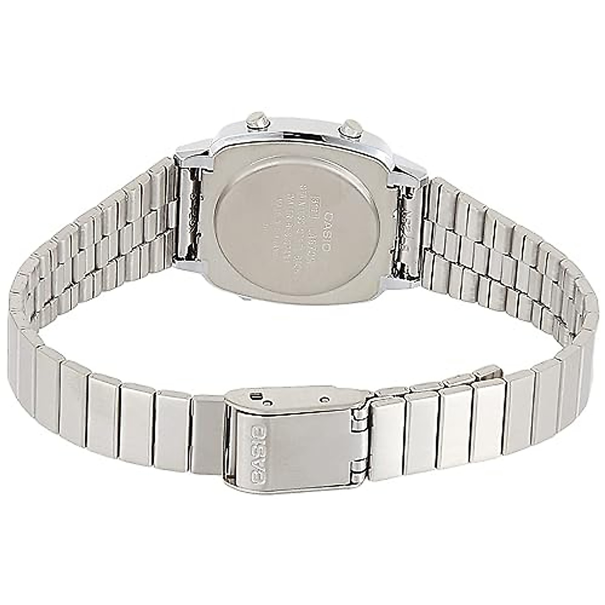 Casio Women's Digital Watch with Metal Bracelet LA-670WA-4