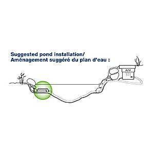 Aquascape 91113 1800 Pond AquaForce 3600 GPH Submersible Pump, Black