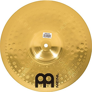Meinl Cymbals HCS 12" Splash Cymbal for Drum Set — Made in Germany — Traditional Medium Brass, 2-Year Warranty, 12 inch (HCS12S)