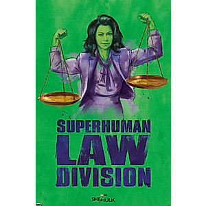 Trends International Marvel She-Hulk: Attorney At Law - Super-Human Law Division Wall Poster, 34L x 22.4W, Premium Unframed Version