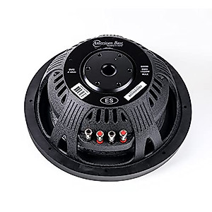 American Bass XD ES 1244 12 Inch Dual 4 Ohm Voice Coil 1500 Watt Max Power Subwoofer Speaker w/ 65 Ounce Magnet & Carbon Fiber Non Pressed Paper Cone