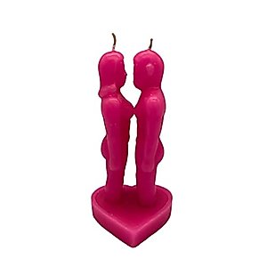 Pink – Face to Face Shape - Spellcasting Candle – Wicca - Hoodoo-by Natural Farms