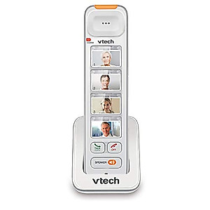 VTech SN5307 Amplified Photo DIAL Accessory Handset with Big Buttons & Large Display For SN5127 & SN5147 Senior Phone Systems, Photo Dial Handset, Cordless Phone System