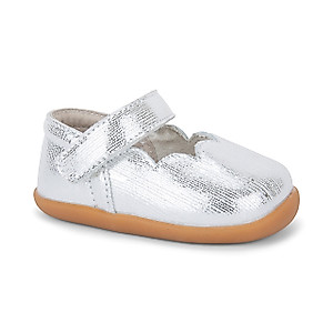 See Kai Run - Susie Mary Jane Shoe for Infants, Silver, Infant 5