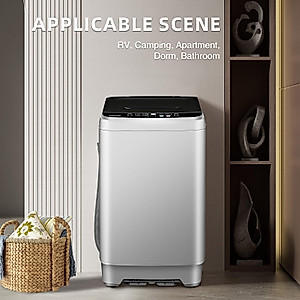 BODACIOUS XQB201A-GREY6 Full Automatic Washer, Grey