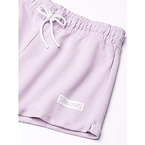 Spalding Women's Workout Lounge Short, Blue Lilac, M