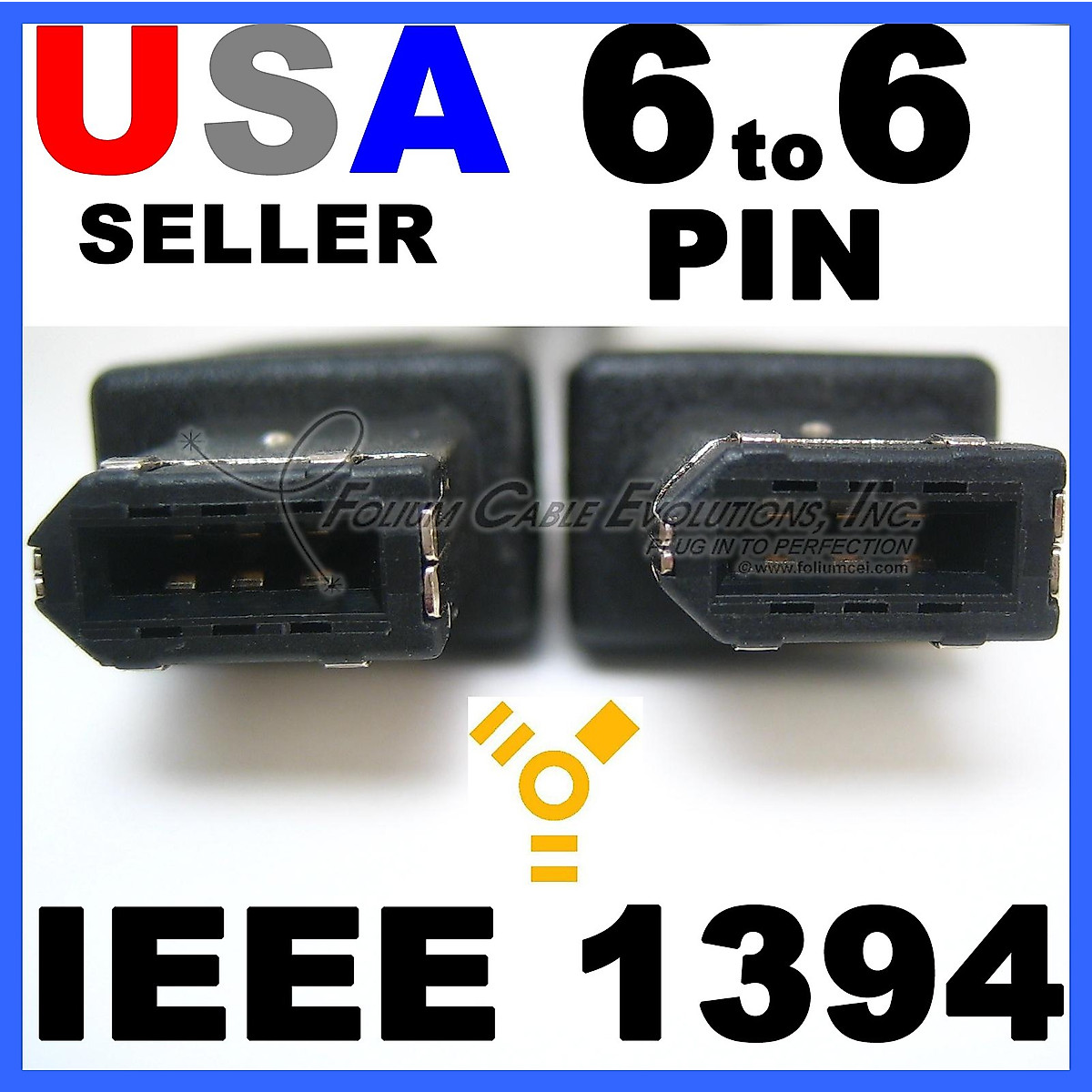 Firewire Cable 6 Pin to 6 Pin Length 6 ft