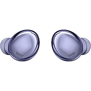 SAMSUNG Galaxy Buds Pro, Bluetooth Earbuds, True Wireless, Noise Cancelling, Charging Case, Quality Sound, Water Resistant - Phantom Violet (10w Pad) (Renewed)