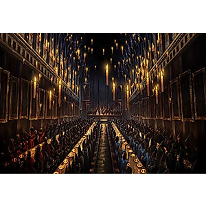 7x5ft Magic Castle Witch Wizard School Photography Backdrop Hall Candles Church Photo Studio Background for Room