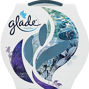 Glade Candle Jar, Air Freshener, 2in1, Moonlit Walk & Wandering Stream, 3.4 Oz