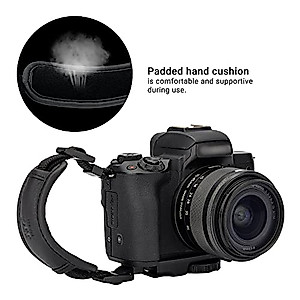 JJC Camera Hand Grip Strap for Canon EOS R8 R10 R7 R5 R6 R RP M6 M50 Mark II 90D Rebel T7 T8i T7i T6i T6 T100 SL3 4000D PowerShot SX540 HS SX420 G3X Panasonic Lumix DMC-GX85 G85 GH4 G100 FZ80