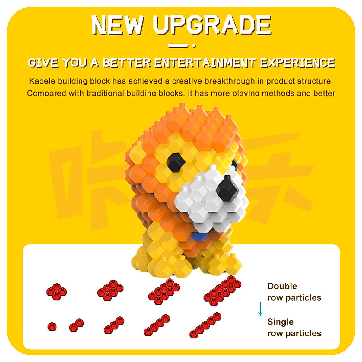 KADELE Kids Animal Lion Toy Building Sets,Extremely Creative and Challenging STEM Building Toys,Educational Toys for Boys and Girls Ages 8 and Up(102 Pieces)