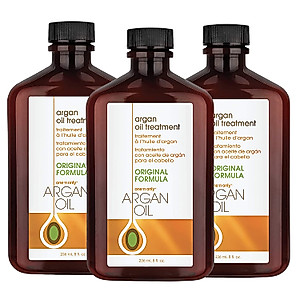 One 'n Only Argan Oil Hair Treatment, Helps Smooth and Strengthen Damaged Hair, Eliminates Frizz, Creates Brilliant Shines, Non-Greasy Formula, 8 Fl. Oz (3 Pack)